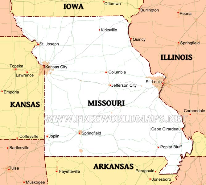 Missouri Maps Missouri Maps