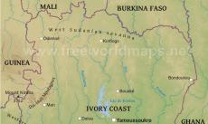Where is Ivory Coast located on the World map?