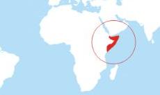 Somalia Physical Map