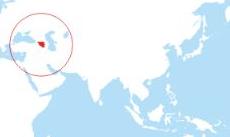 Armenia Physical Map