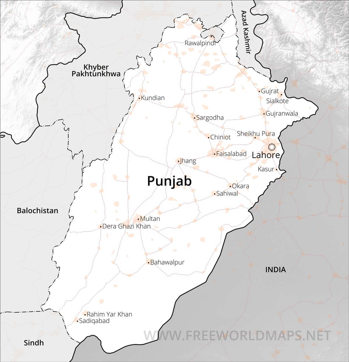 Punjab Maps