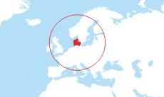 Denmark Physical Map