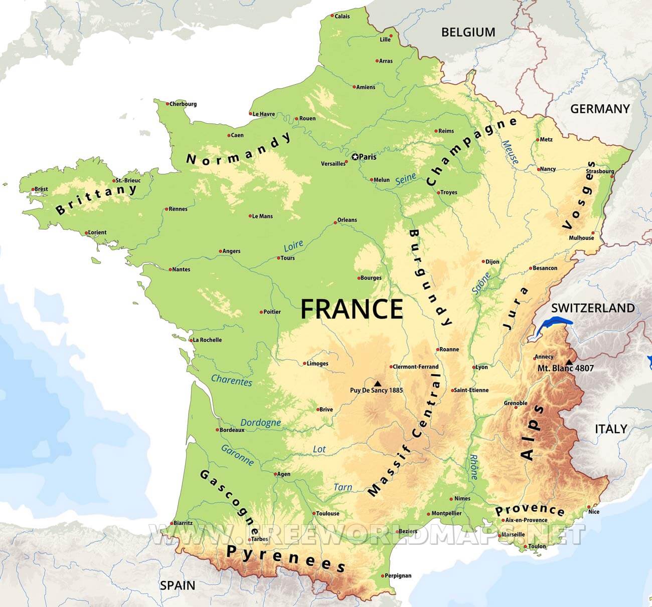 Maps France Info Voyage Carte Plan