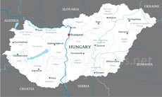 Where is Hungary located on the World map?