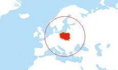 Poland Physical Map